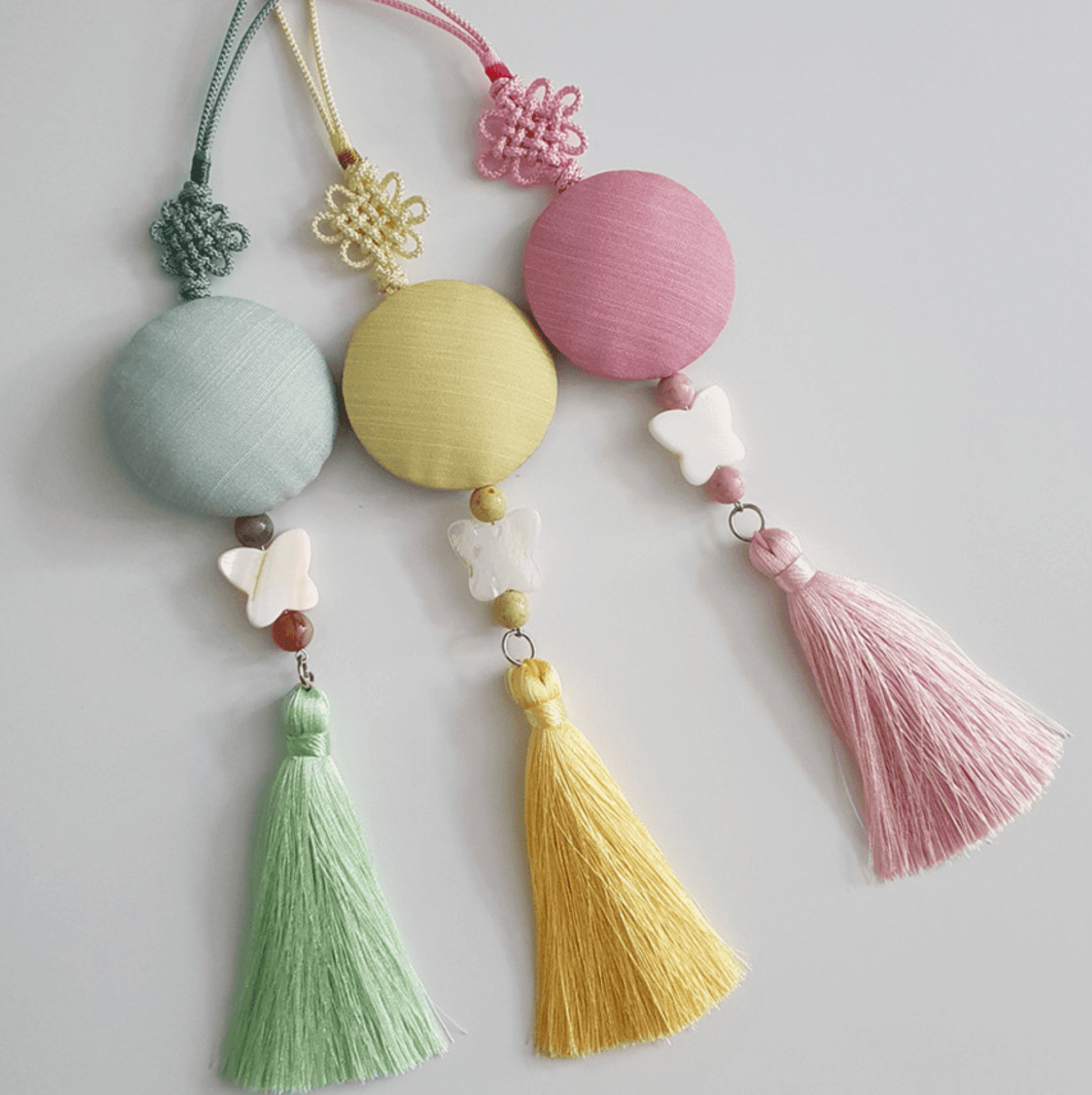 Cotton Candy Norigae | Kids Hanbok Accessory