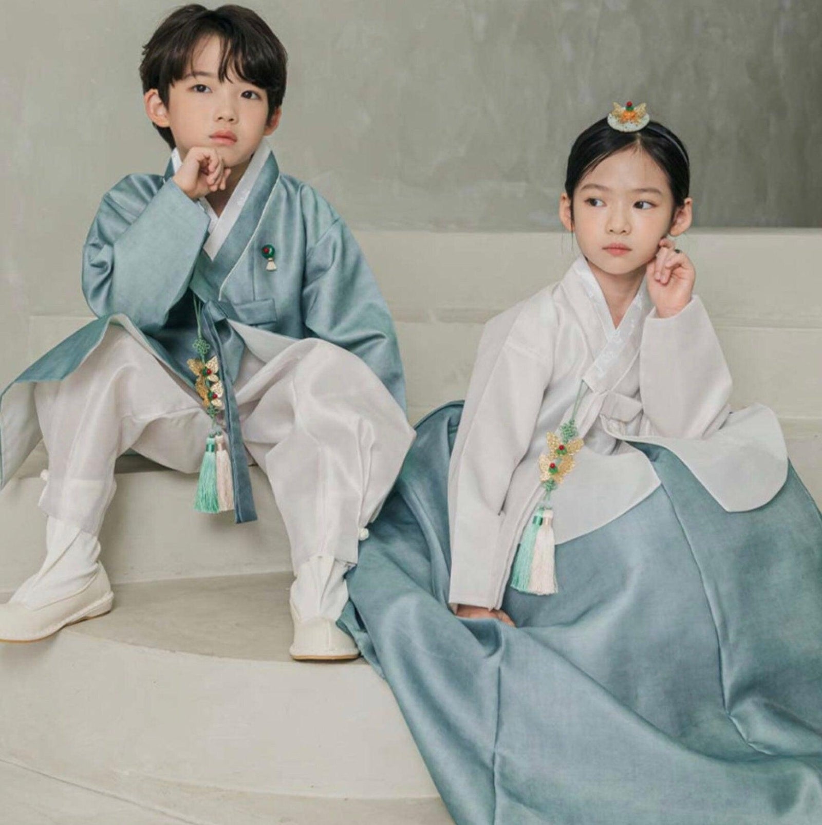 Yuhee Dangui Green Girl Hanbok (100D-15YR)